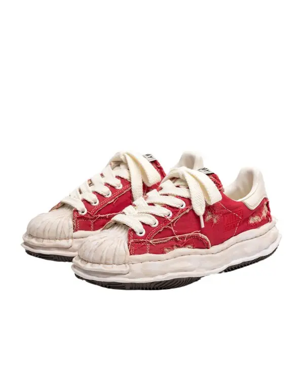 Mihara Yasuhiro Lace-up Low-top Sneakers - Red