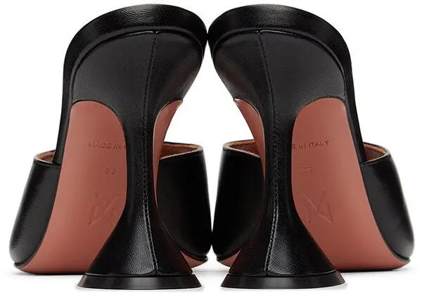 Amina Muaddi Logo High-heeled Sandals