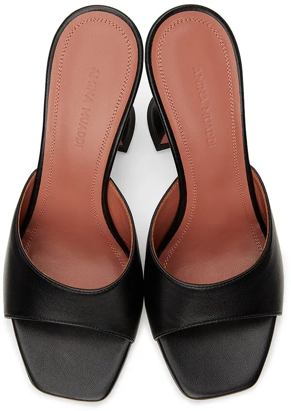 Amina Muaddi Logo High-heeled Sandals