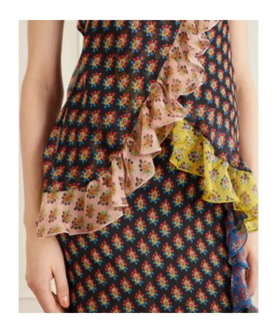 Etro Asymmetrical Floral Print One-shoulder Blouse