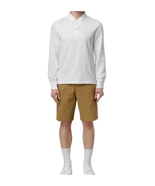 K-WAY Pleated Cargo Shorts - Brown