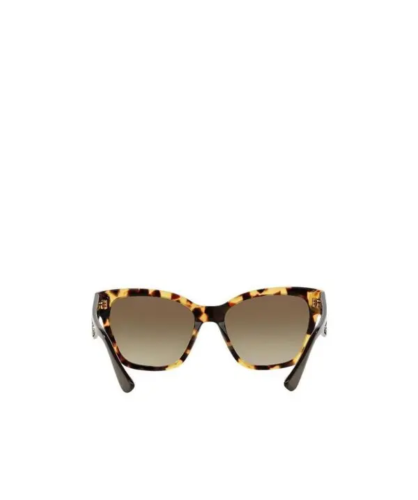Miu Miu Logo Embellished Sunglasses - Brown