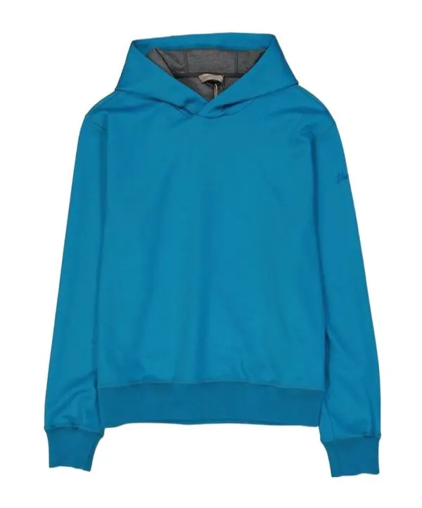 Herno Logo Detail Hoodie - Blue