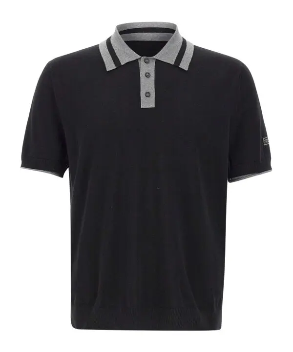 Iceberg Contrast Trim Polo Shirt