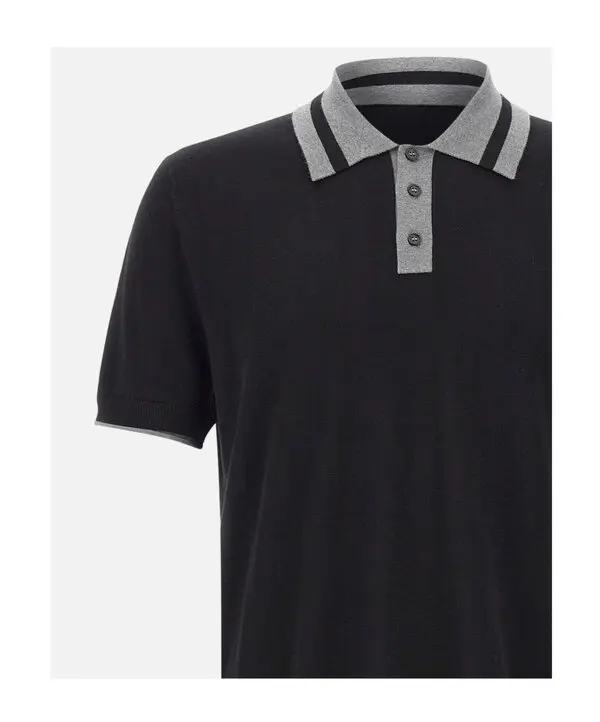 Iceberg Contrast Trim Polo Shirt