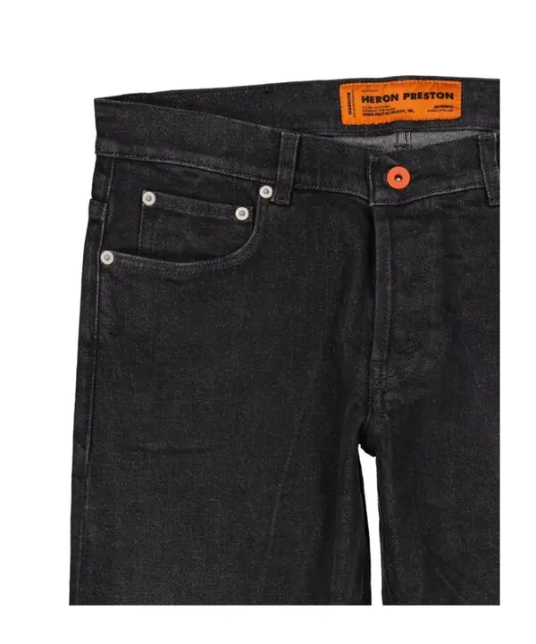 Heron Preston Logo-print Slim-fit Jeans