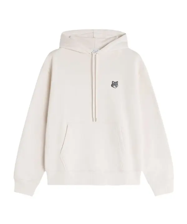 Maison Kitsuné Fox Patch Hoodie - White