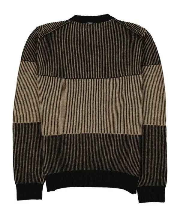 Herno Vertical-stripe Color-block Sweater - Black