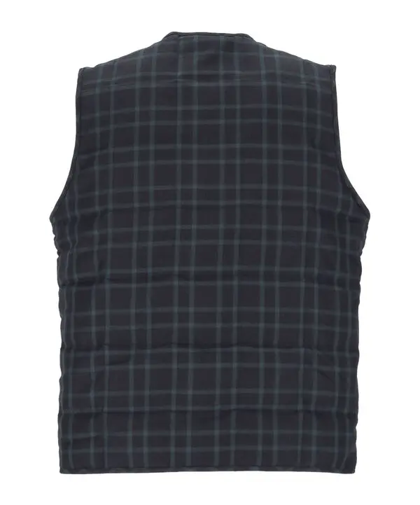 LES DEUX Quilted Checked Gilet