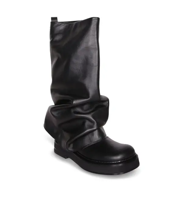 Attico The Robin" Mid-calf Boots - Black