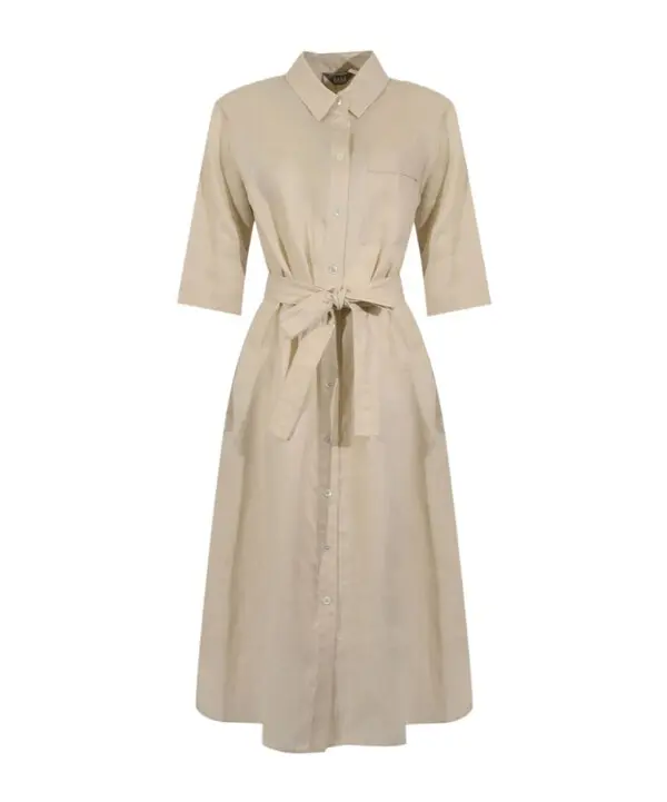 Max Mara Belted Shirt Dress