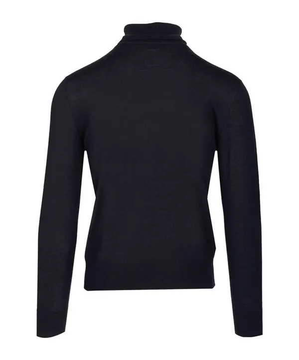 Dries Van Noten High Neck Jumper - Blue