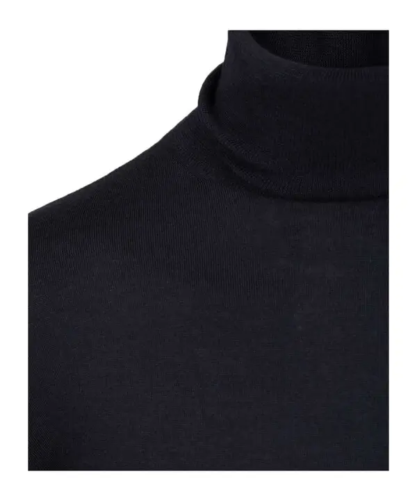 Dries Van Noten High Neck Jumper - Blue