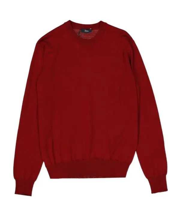 Herno Virgin Wool Crew Neck Sweatshirt
