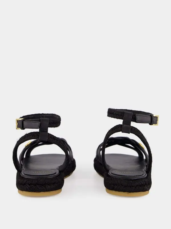 Valentino Garavani Vlogo Signature Interwoven Sandals