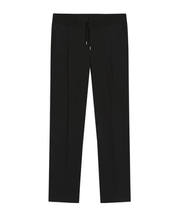 Hugo Boss Slim Fit Pleated Drawstring Casual Pants