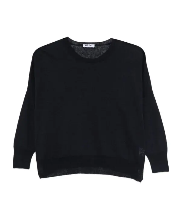 BASERANGE Crew Neck Long Sleeve Pullover Sweater