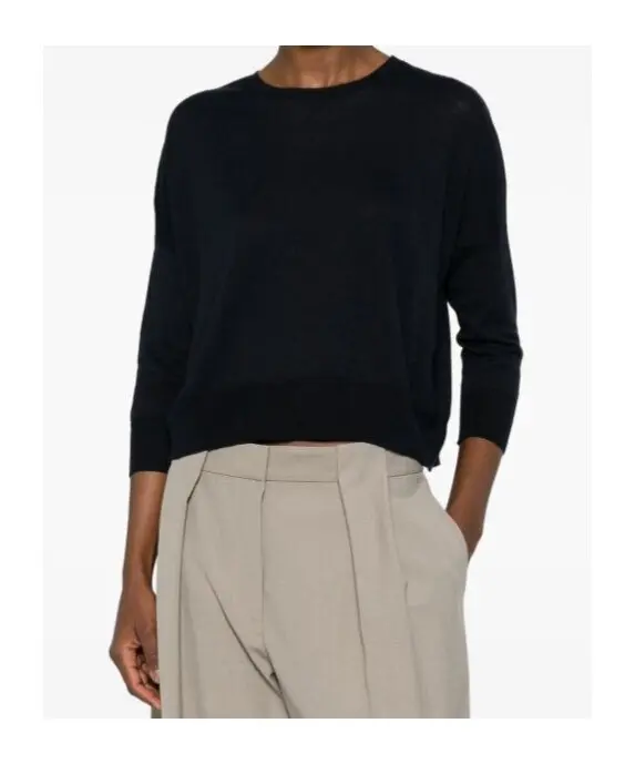 BASERANGE Crew Neck Long Sleeve Pullover Sweater