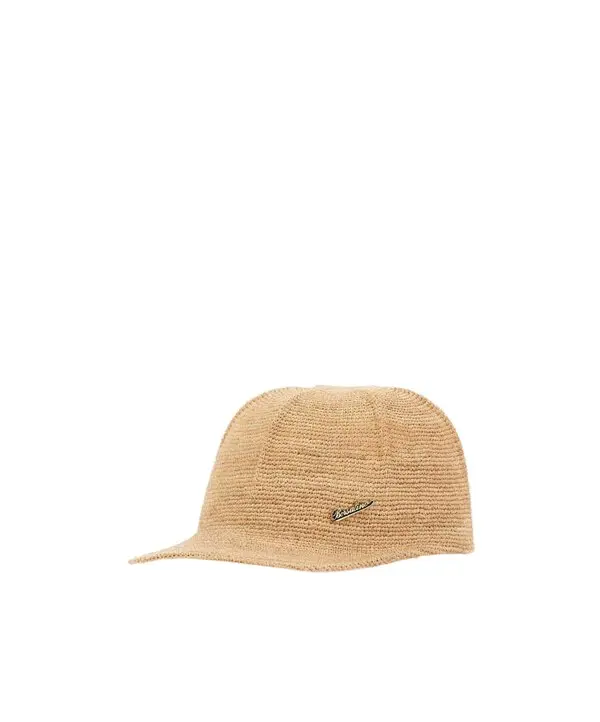 Borsalino Timothee Raffia Baseball Cap - Nude