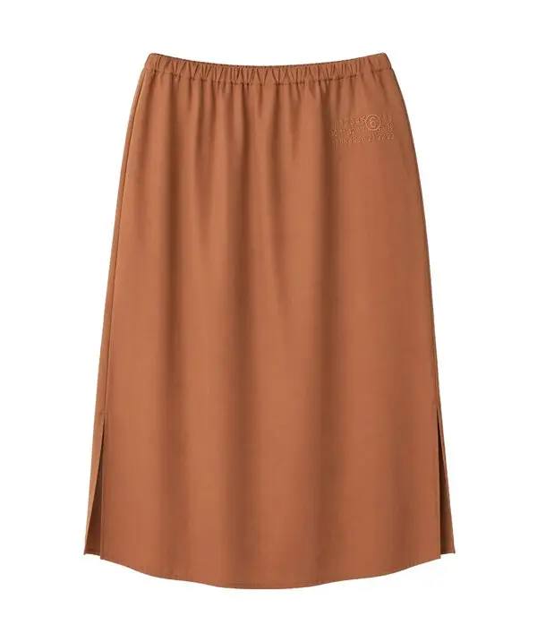 MAISON MARGIELA Satin Midi Skirt