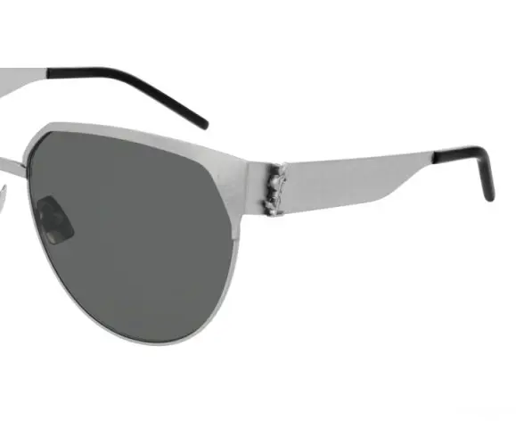Saint Laurent Silver Logo Sunglasses