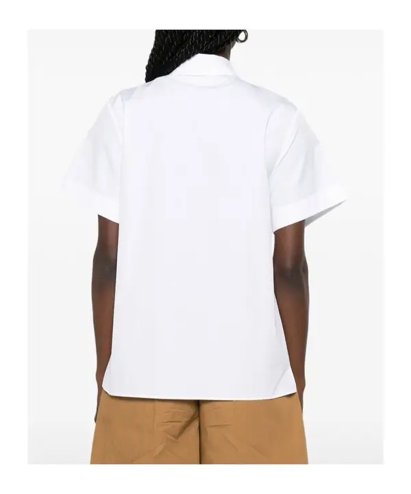 Celine Short Sleeve Shirt With Peak Collar