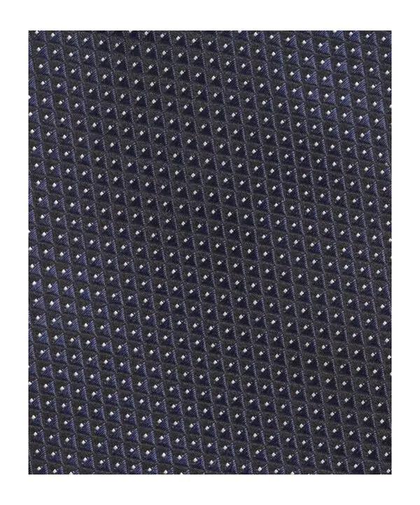 Zegna Micro Pattern Neck Tie - Black