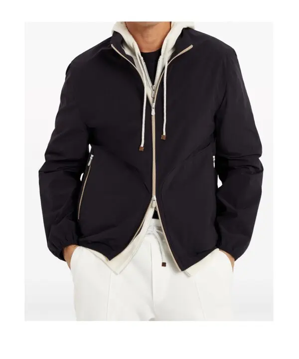 Brunello Cucinelli High-neck Zip-up Jacket
