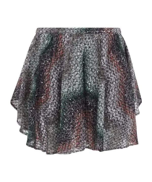 Missoni Caperdoni Draped Mini Skirt