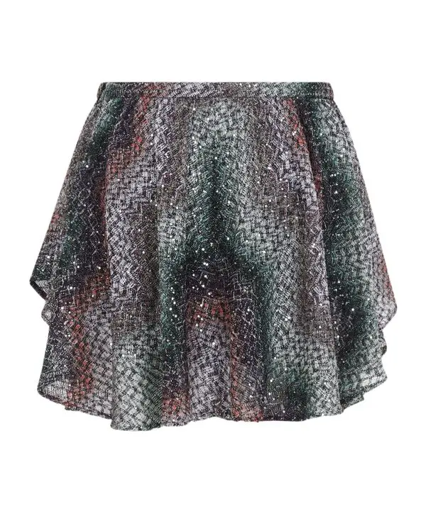 Missoni Caperdoni Draped Mini Skirt