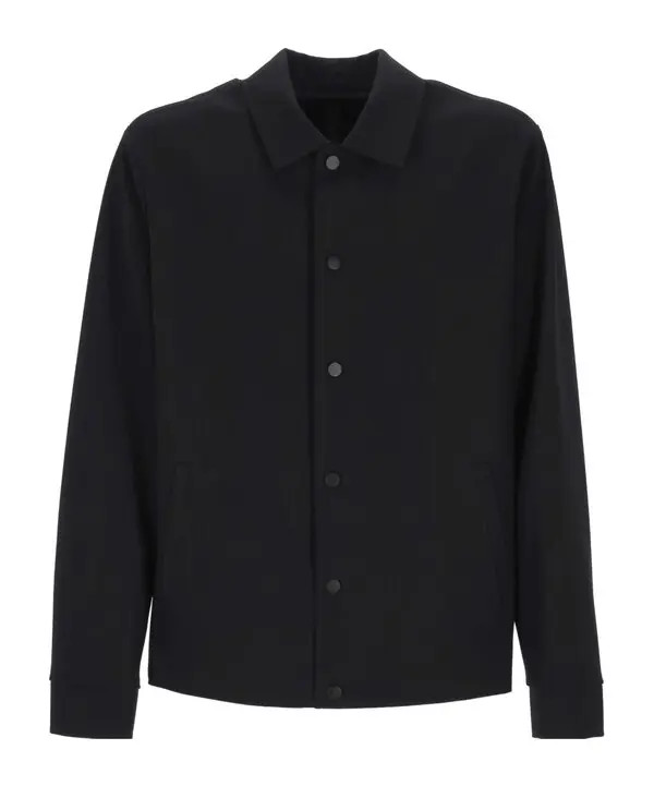 Harris Wharf London Snap-front Spread Collar Jacket