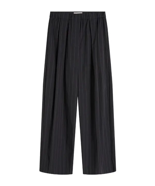 ST. AGNI Striped Wide Leg Trousers