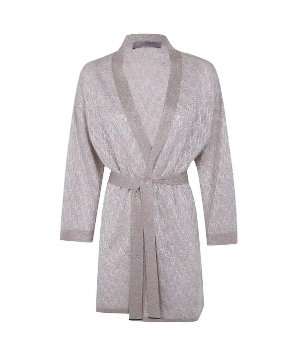 D.exterior Belted Long Cardigan