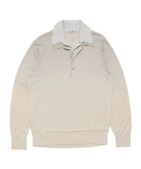 Acne Studios Double-layered Collar Knitwear