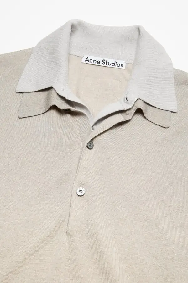 Acne Studios Double-layered Collar Knitwear