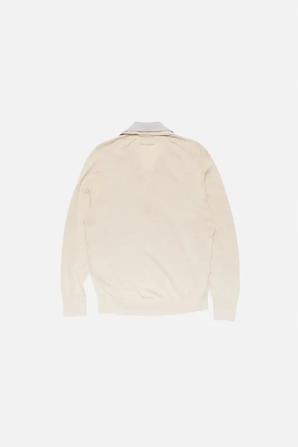 Acne Studios Layered Collar Long Sleeve Jumper