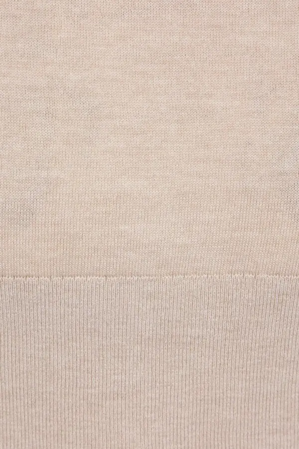 Acne Studios Long-sleeved Layered Jumper - Beige/gray