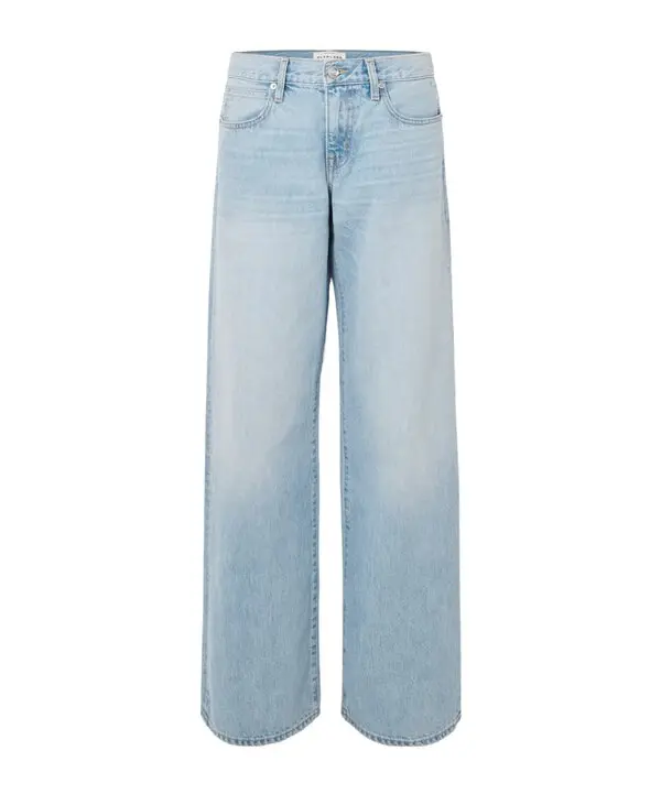 SLVRLAKE Mica Low-rise Wide-leg Jeans - Light Denim Blue