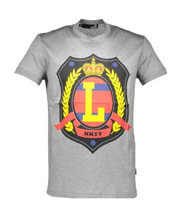 Moschino Logo T-shirt - Gray
