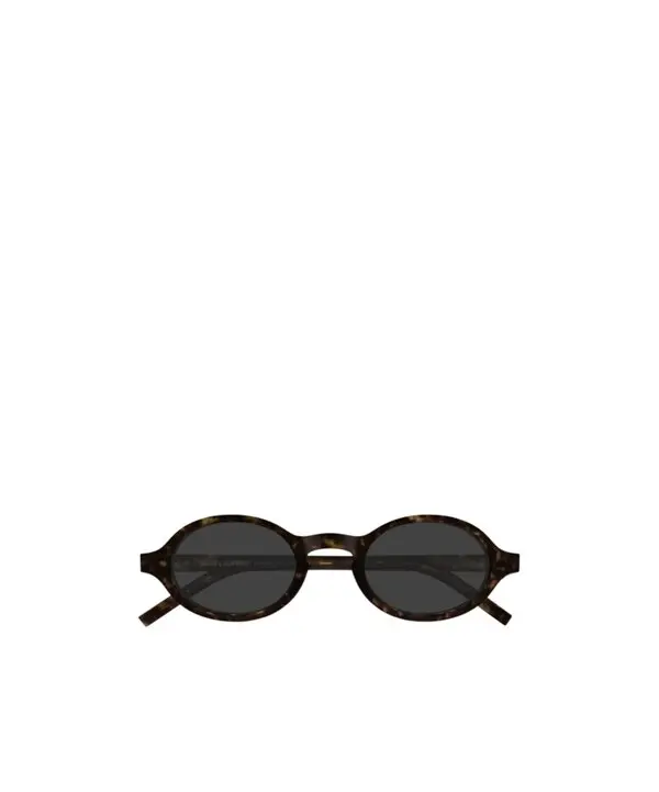 Saint Laurent Oval Frame Sunglasses - Black
