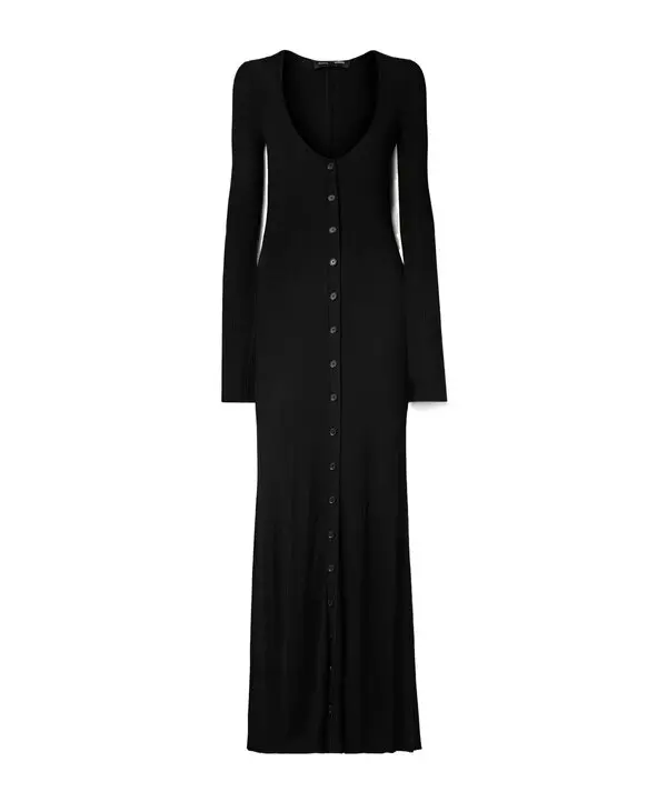 Proenza Schouler Athena Ribbed Knit Maxi Dress
