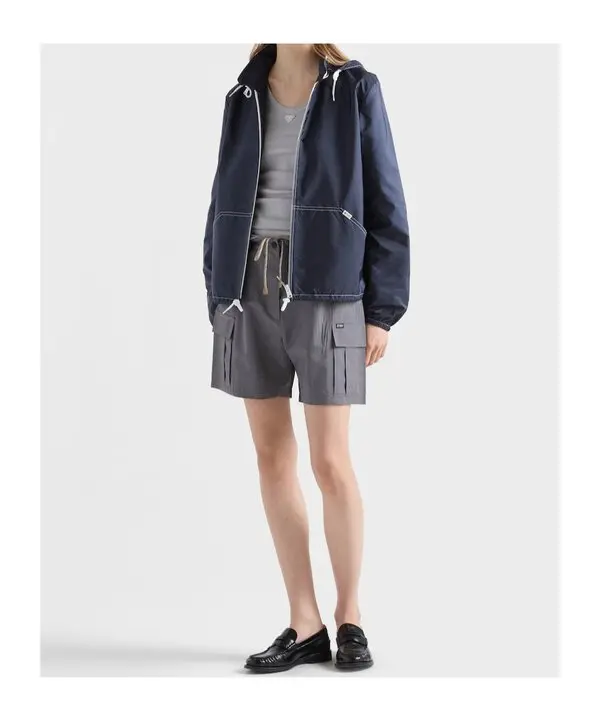 Prada Re-nylon Lightweight Blouson Jacket