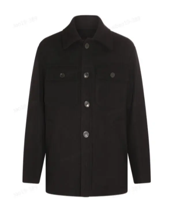 Dries Van Noten Long-sleeved Collared Casual Jacket
