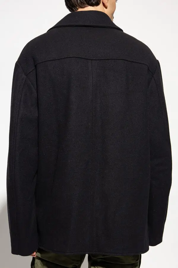 Dries Van Noten Long-sleeved Collared Casual Jacket