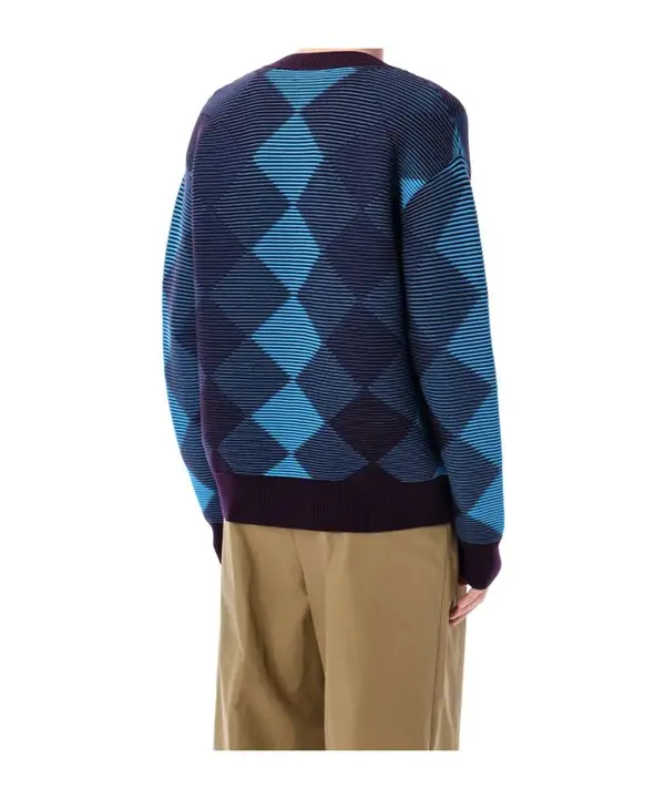 Dries Van Noten Long-sleeved V-neck Sweater