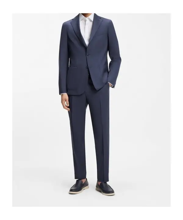 Hugo Boss Single-breasted Tailored Blazer - Light Blue