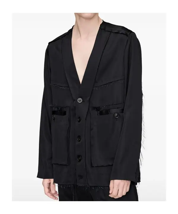 MAISON MARGIELA Patchwork Satin Jacket