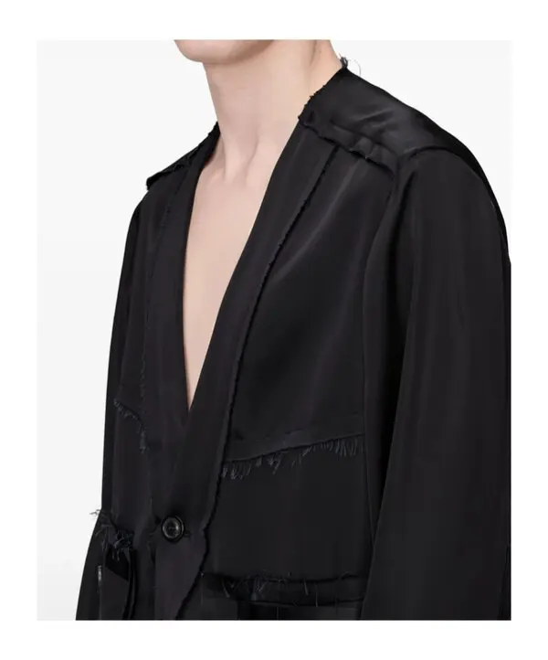 MAISON MARGIELA Patchwork Satin Jacket