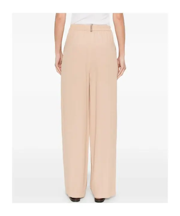 Fabiana Filippi Wide-leg Crepe Pants - Nude