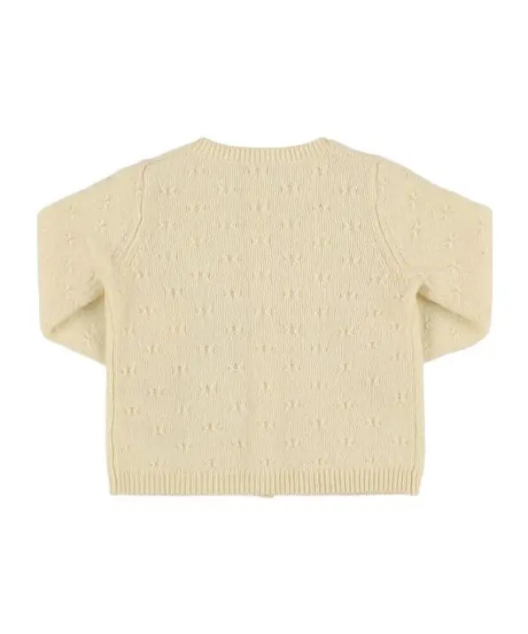 Bonpoint Wool Alpaca Knit Cardigan